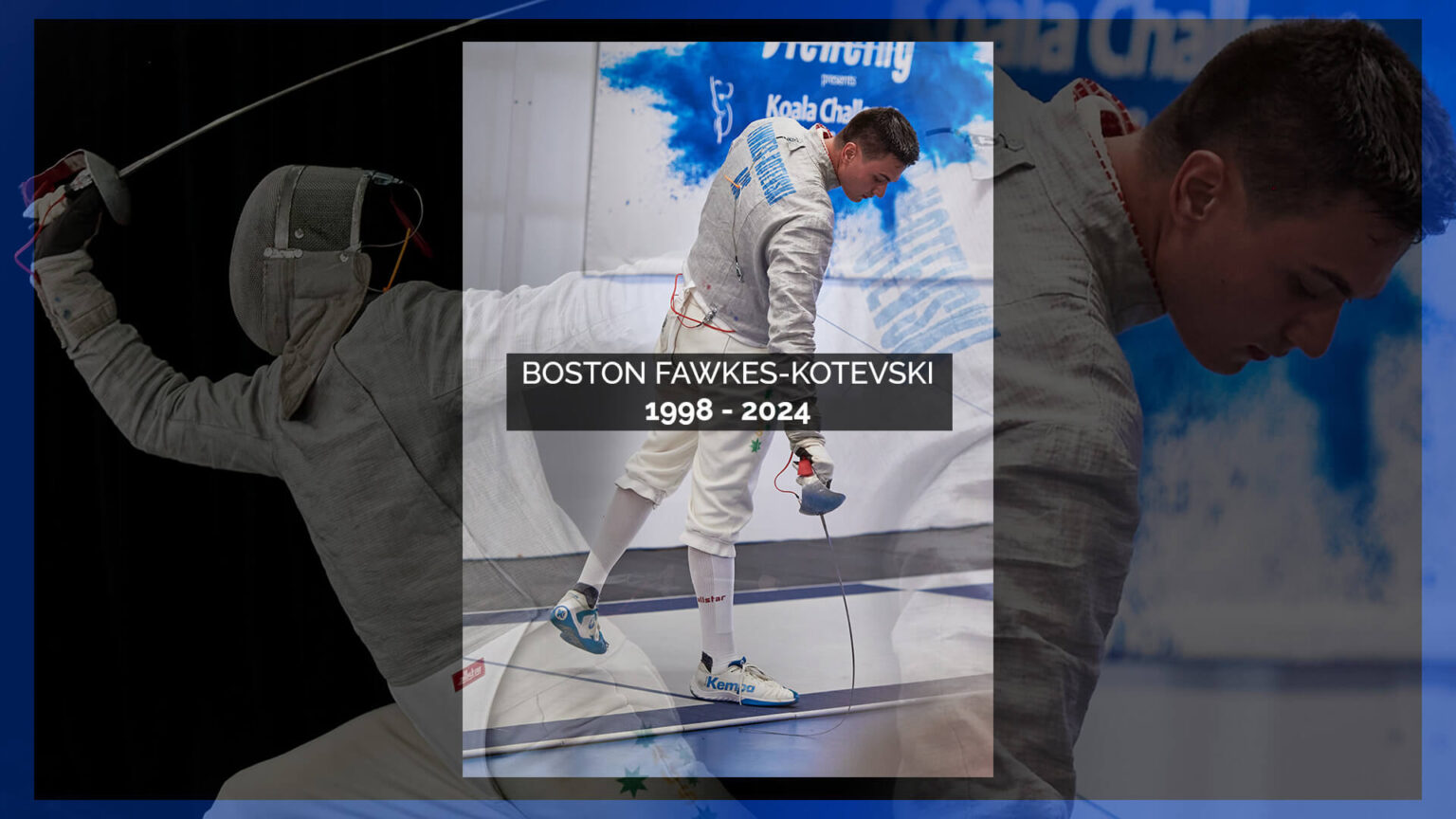 Photographic tribute to Boston Fawkes-Kotevski – Fencing Sport Photography
